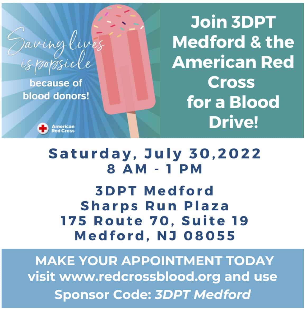 3DPT Medford Blood Drive