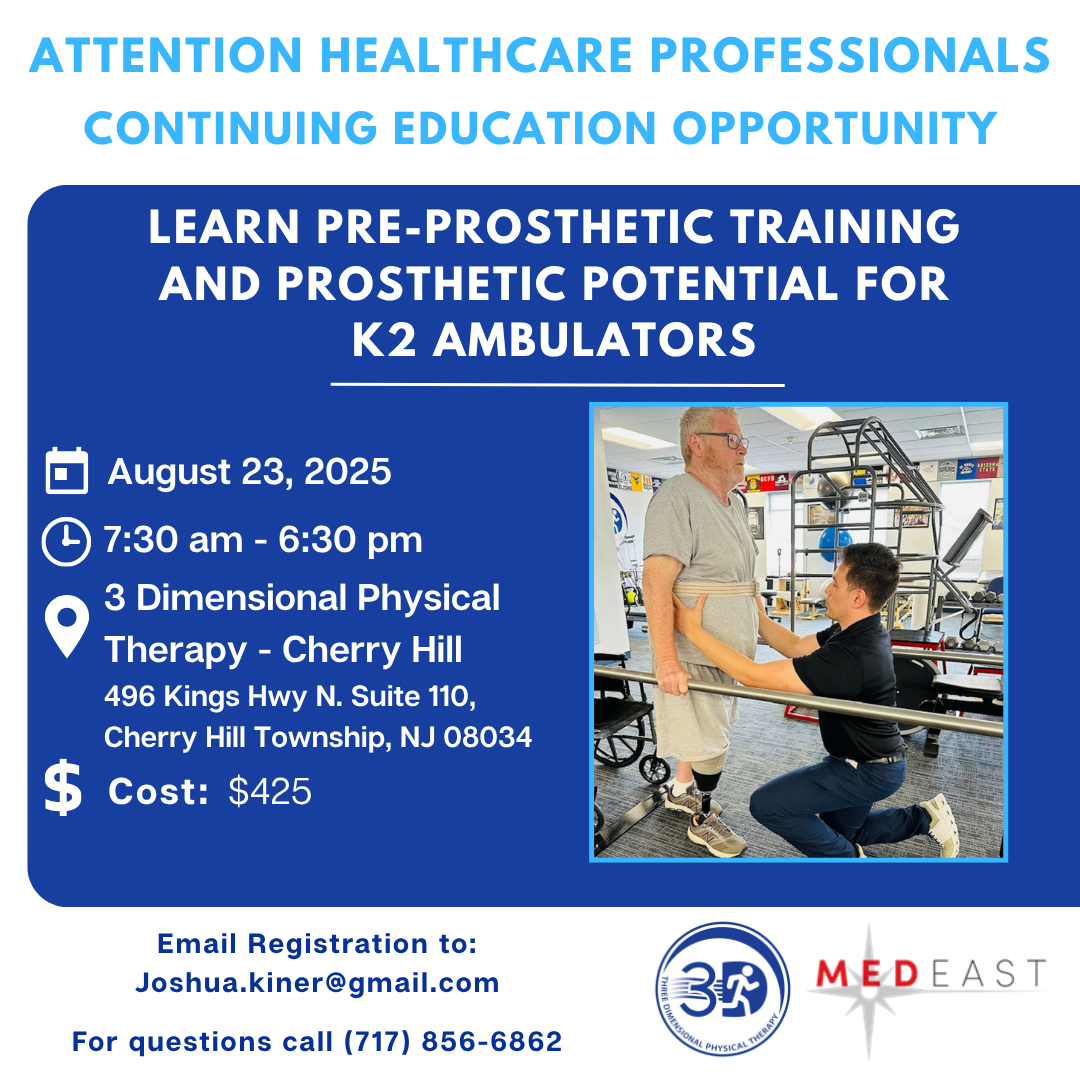 Healthcare Professional Continuing Education: Pre-Prosthetic Training ...