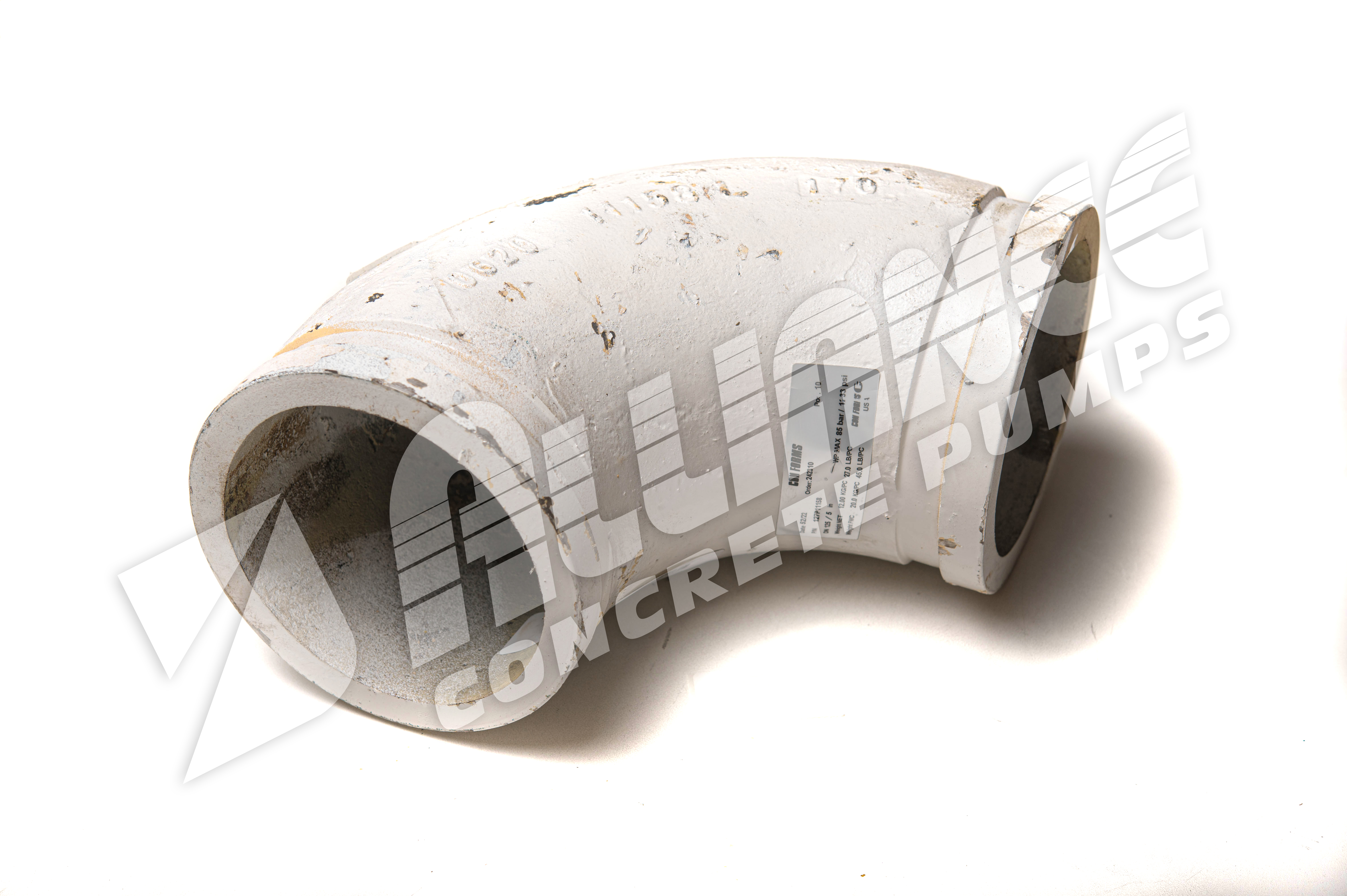 5″ Metric 90° Short Radius Ultra III Elbow - Alliance Concrete Pumps ...
