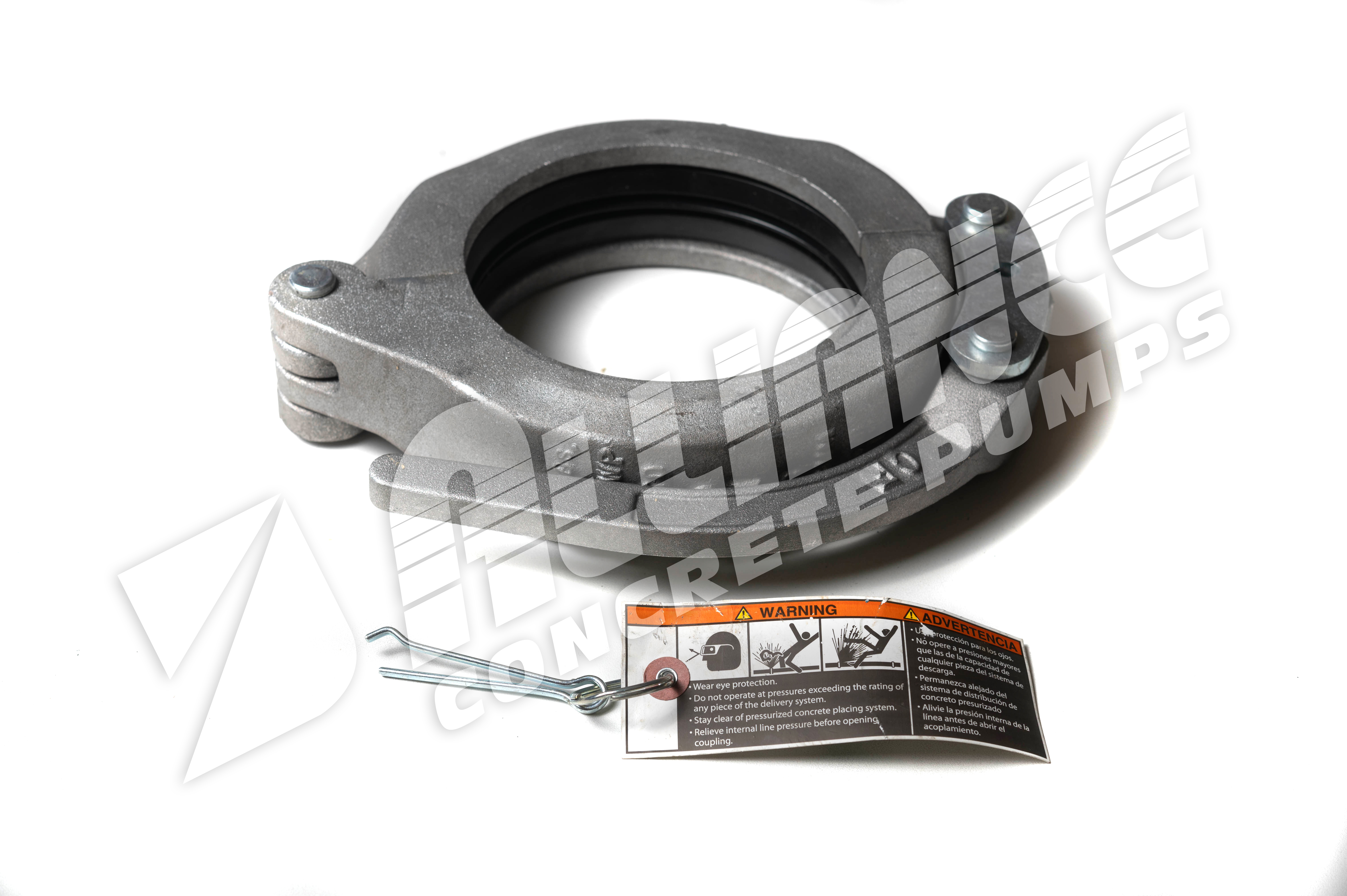 Aluminum 148mm Metric Snap Clamp - Alliance Concrete Pumps Online Store