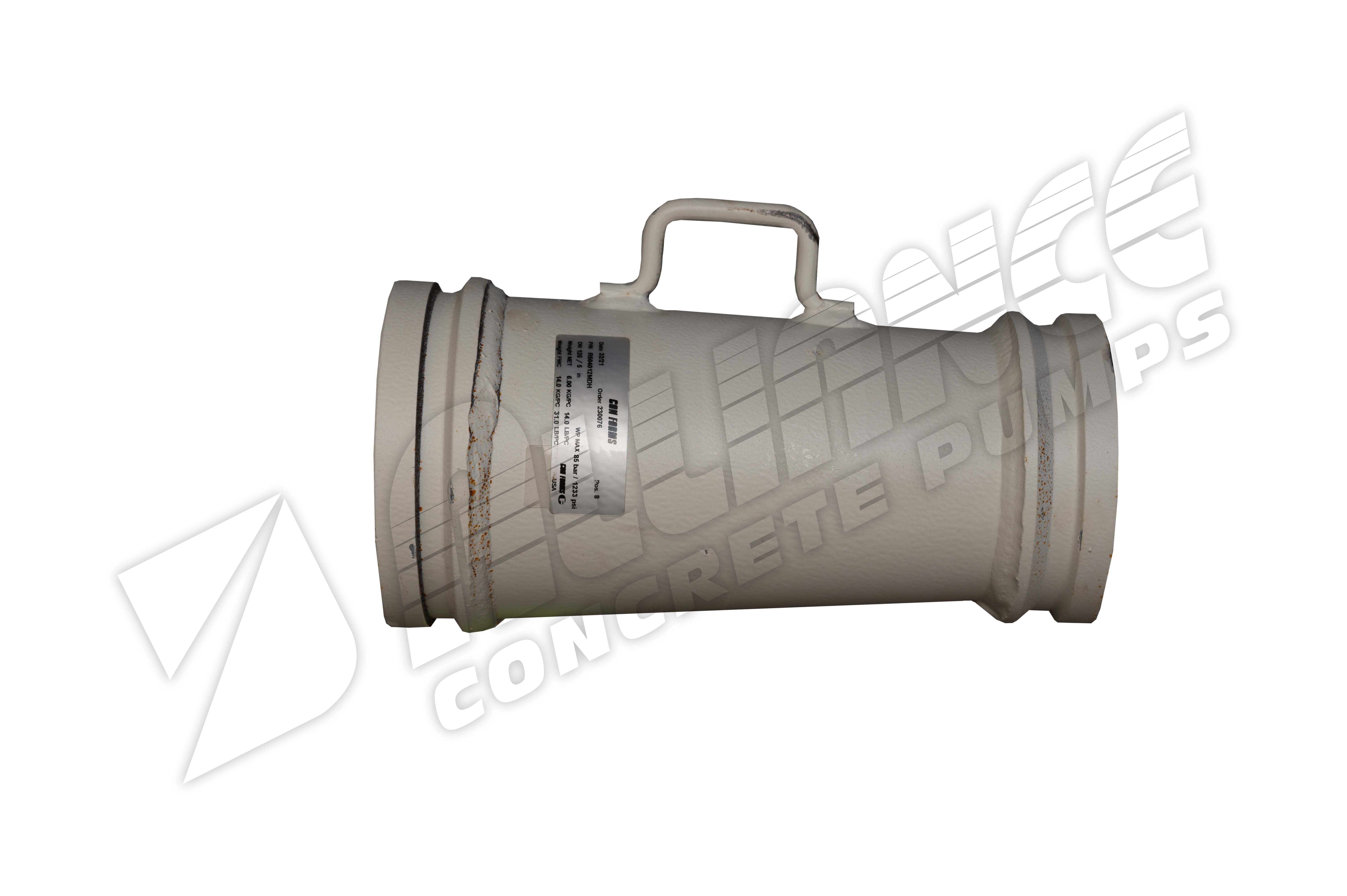 5″ Metric x 4″ HD x 12″ Reducer - Alliance Concrete Pumps Online Store