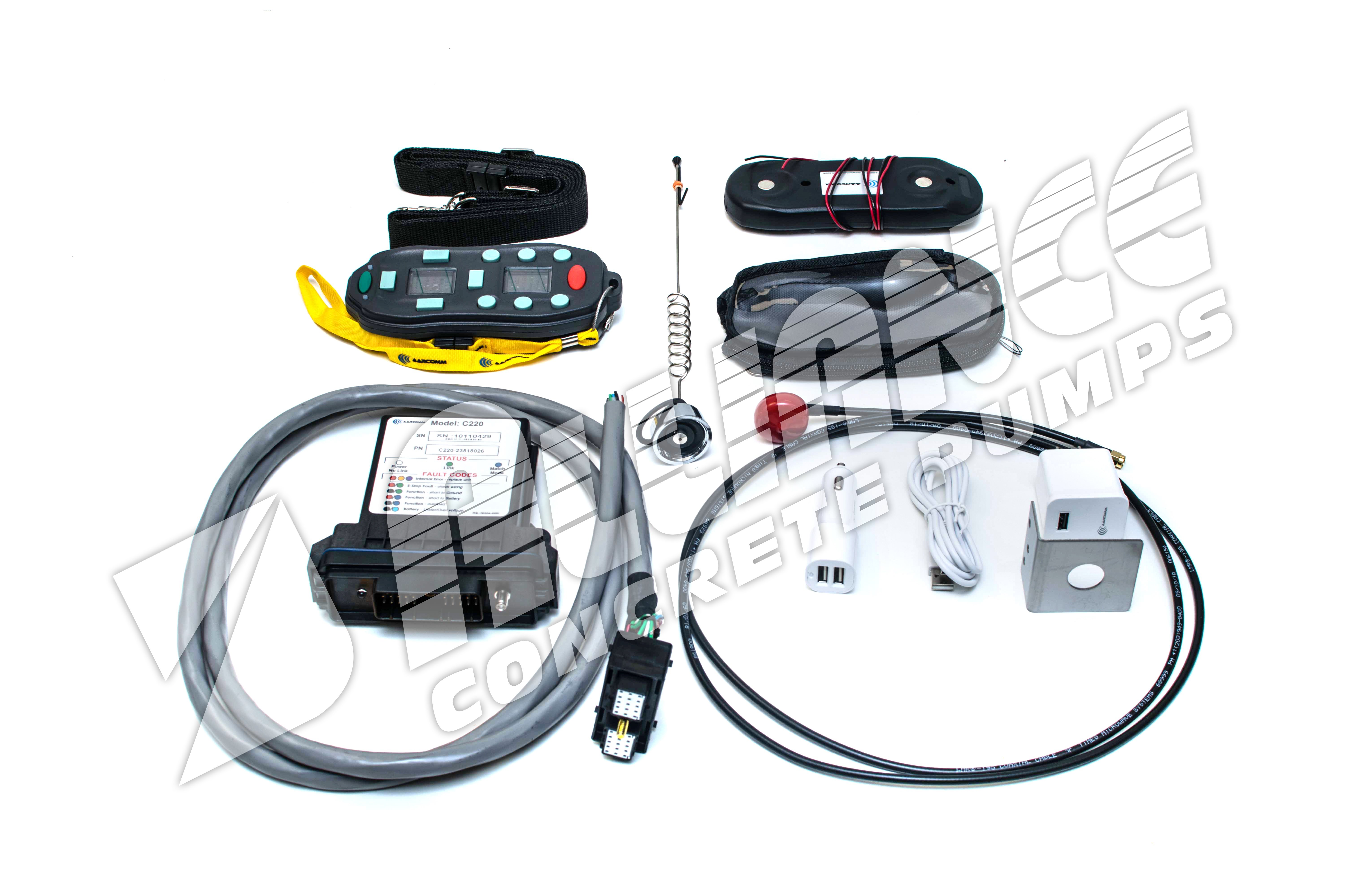 Aarcomm Remote System for Alliance Line Pump - Alliance Concrete Pumps Online Store