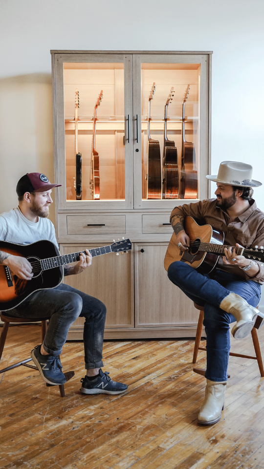 Our Flagship Guitar Display Case - American Music Furniture