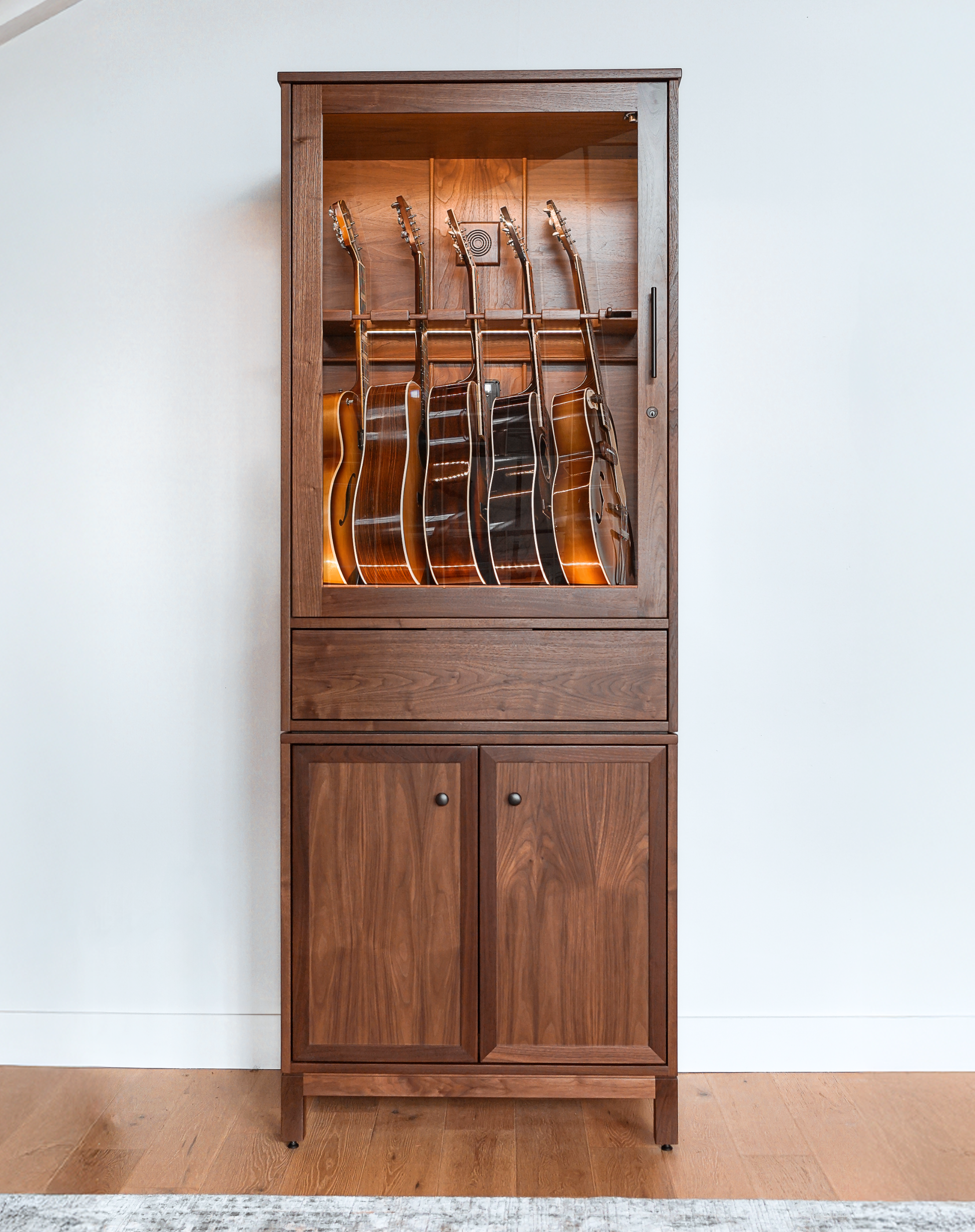 Small Guitar Estate® | Humidified Guitar Storage Cabinet